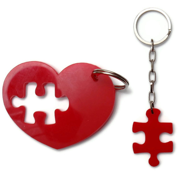 Puzzle Accessories, Key Chain Set,plexiglass, Laser Cut Acrylic,gifts ...